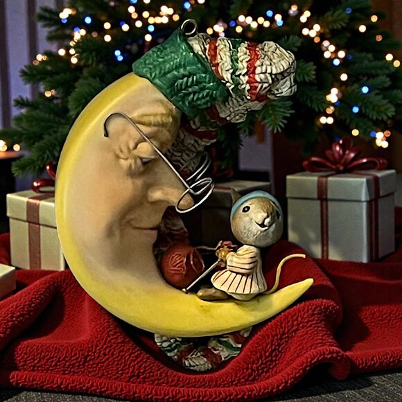 Enesco | Holiday | Enesco Mouse On The Moon Series4th Christmas Nite ...